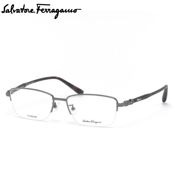 ブランド名：サルヴァトーレ フェラガモ ( Salvatore Ferragamo )型番：SF2546A 015 55サイズフレームカラー：ガンメタル/ダークデミレンズ:デモレンズ鼻パッドの調整：可能レンズシェイプ分類：スクエアフレームタ...