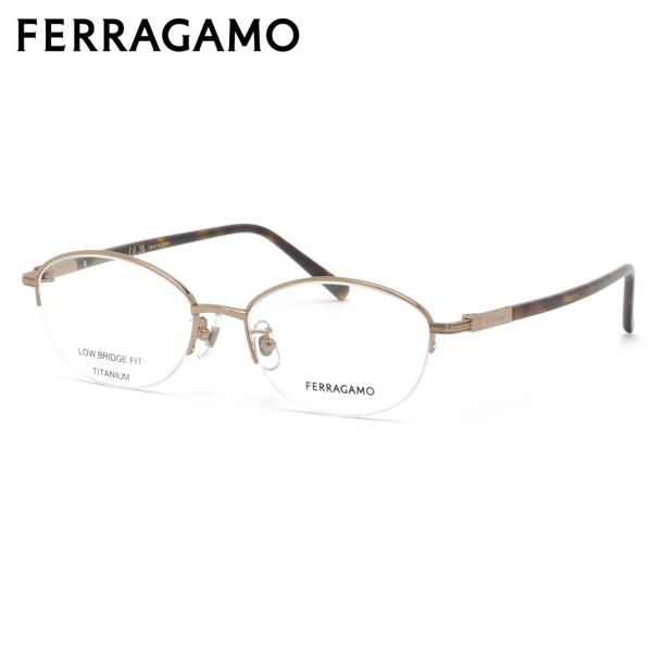 ブランド名：フェラガモ ( FERRAGAMO )型番：SF2598LB 705 53サイズフレームカラー：ブロンズ/ハバナレンズ:デモレンズ鼻パッドの調整：可能レンズシェイプ分類：オーバルフレームタイプ分類：ナイロール、コンビネーションフ...