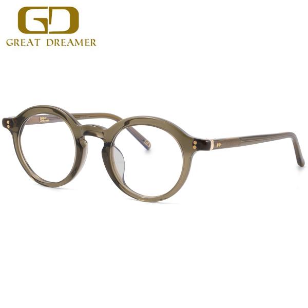ブランド名：グレートドリーマー ( GREAT DREAMER )型番：SHARK 2 44サイズフレームカラー：クリアカーキレンズ:デモレンズ鼻パッドの調整：不可レンズシェイプ分類：ラウンドフレームタイプ分類：フルリムフレーム材質：プラス...