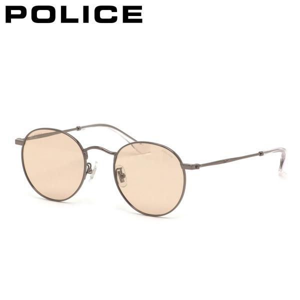 ブランド名：ポリス ( POLICE )型番：SPLM36J 568P 50サイズフレームカラー：シャイニーガンメタルレンズカラー：グレーブラウン（偏光）紫外線カット率：99%以上可視光線透過率：60%鼻パッドの調整：可能レンズシェイプ分類...