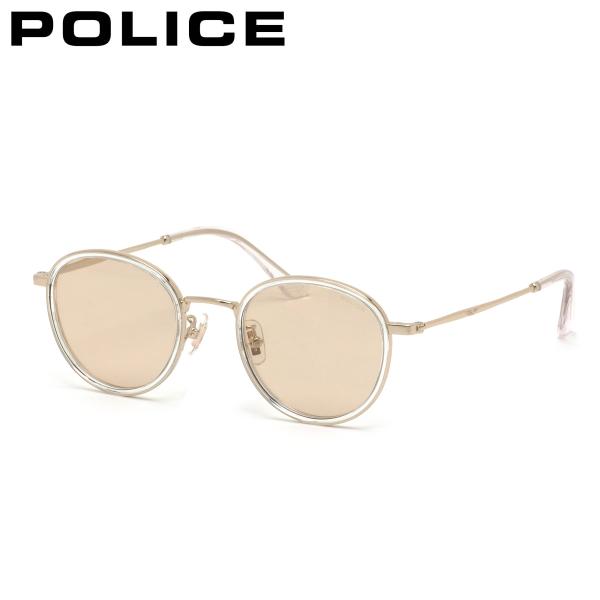 ブランド名：ポリス ( POLICE )型番：SPLM37J 300P 48サイズフレームカラー：シャイニーホワイトゴールドレンズカラー：ブラウン（偏光）紫外線カット率：99%以上可視光線透過率：60%鼻パッドの調整：可能レンズシェイプ分類...