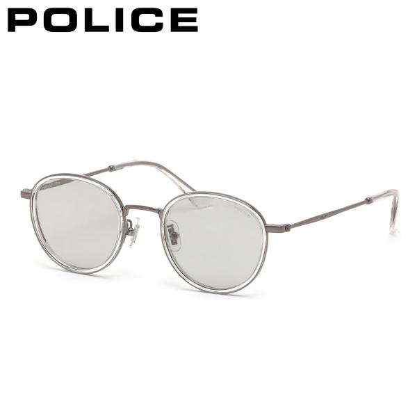 ブランド名：ポリス ( POLICE )型番：SPLM37J 568P 48サイズフレームカラー：シャイニーガンメタルレンズカラー：グレー（偏光)紫外線カット率：99%以上可視光線透過率：60%鼻パッドの調整：可能レンズシェイプ分類：ラウン...