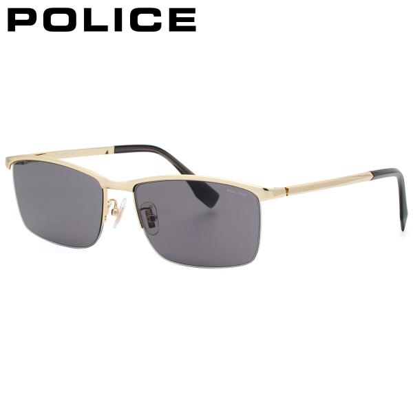 ブランド名：ポリス ( POLICE )型番：SPLT67J 0300 56サイズフレームカラー：シャイニーゴールドレンズカラー：グレー紫外線カット率：99%以上可視光線透過率：10%鼻パッドの調整：可能レンズシェイプ分類：スクエアフレーム...