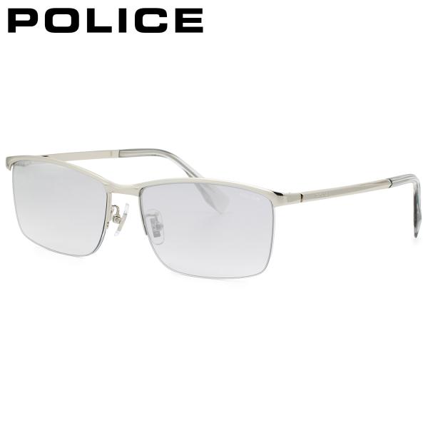 ブランド名：ポリス ( POLICE )型番：SPLT67J 583X 56サイズフレームカラー：シャイニーチタニウムレンズカラー：ミラーグラデーション紫外線カット率：99%以上可視光線透過率：30%鼻パッドの調整：可能レンズシェイプ分類：...