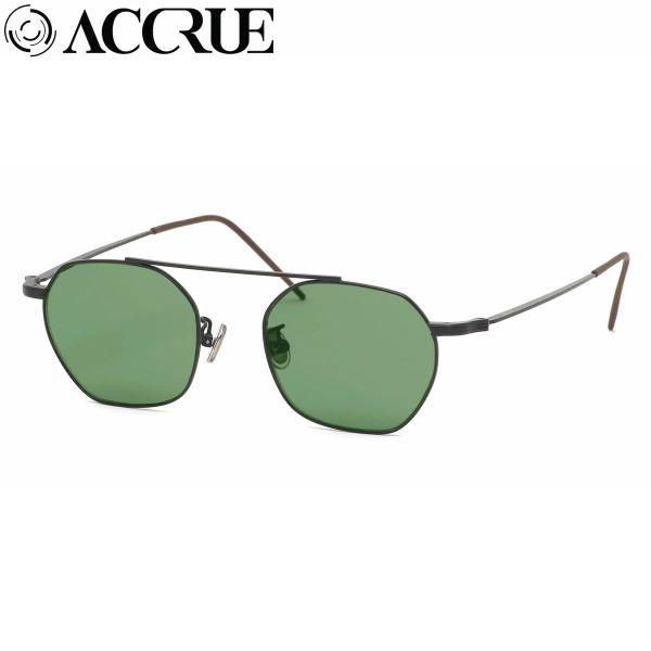 ブランド名：アクル ( ACCRUE ) 型番：Stanley MB 49サイズ フレームカラー：ブラック レンズカラー： 紫外線カット率：99%以上 可視光線透過率： 鼻パッドの調整：可能 レンズシェイプ分類：ヘキサゴン フレームタイプ分...