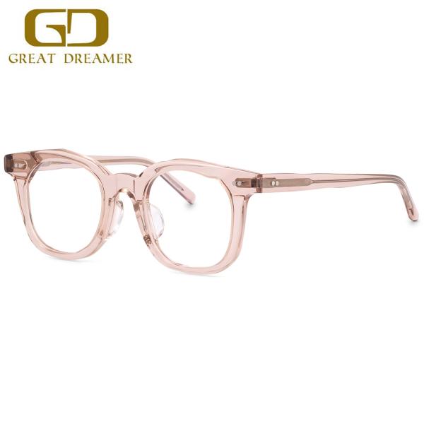 ブランド名：グレートドリーマー ( GREAT DREAMER )型番：STREAMER 4 48サイズフレームカラー：クリアピンクレンズ:デモレンズ鼻パッドの調整：不可レンズシェイプ分類：ウェリントンフレームタイプ分類：フルリムフレーム材...