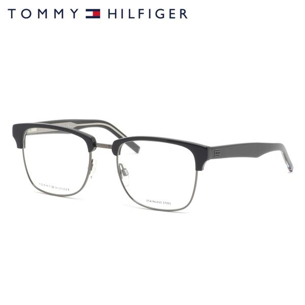 ブランド名：トミーヒルフィガー ( TOMMY HILFIGER )型番：TH1988 807 54サイズフレームカラー：ブラック/ガンメタルレンズ:デモレンズ鼻パッドの調整：可能レンズシェイプ分類：ウェリントンフレームタイプ分類：フルリム...