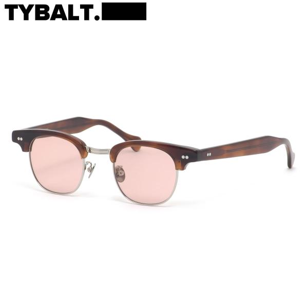 ブランド名：ティバルト ( TYBALT ) 型番：TS002 C6 44サイズ フレームカラー：ブラウンデミ レンズカラー：ピンク 紫外線カット率：99%以上 可視光線透過率：-- 鼻パッドの調整：可能 レンズシェイプ分類：ウェリントン ...