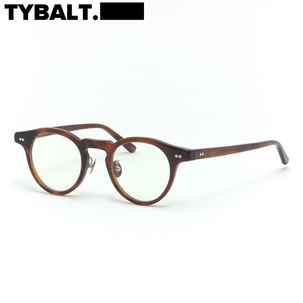 ブランド名：ティバルト ( TYBALT ) 型番：TS003 C4 44サイズ フレームカラー：ブラウンデミ レンズカラー：クリア(ブルーライトカット) 紫外線カット率：99%以上 可視光線透過率：-- 鼻パッドの調整：可能 レンズシェイ...