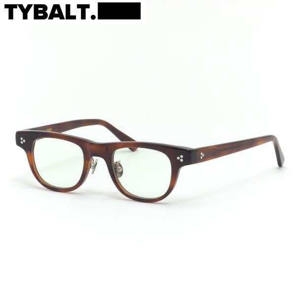 ブランド名：ティバルト ( TYBALT ) 型番：TS004 C4 45サイズ フレームカラー：ブラウンデミ レンズカラー：クリア(ブルーライトカット) 紫外線カット率：99%以上 可視光線透過率： 鼻パッドの調整：可能 レンズシェイプ分...