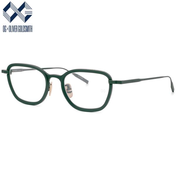 ブランド名：オージー・バイ・オリバー・ゴールドスミス ( OG×OLIVER GOLDSMITH )型番：TV FOUR M.GREEN 48サイズフレームカラー：マットグリーンレンズ:デモレンズ鼻パッドの調整：可能レンズシェイプ分類：スク...