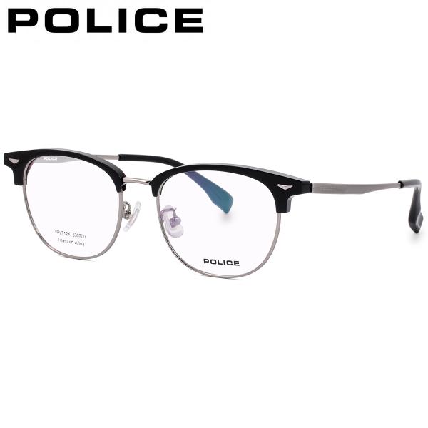 ブランド名：ポリス ( POLICE )型番：VPLT12K 0700 53サイズフレームカラー：ブラック/ガンメタルレンズ:デモレンズ鼻パッドの調整：可能レンズシェイプ分類：ウェリントンフレームタイプ分類：フルリム、コンビネーションフレー...