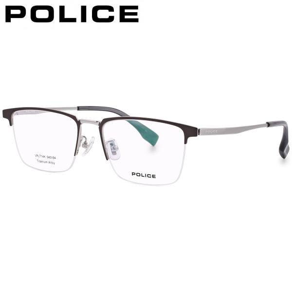 ブランド名：ポリス ( POLICE )型番：VPLT14K 0V94 54サイズフレームカラー：マットミネラルグレー/シルバーレンズ:デモレンズ鼻パッドの調整：可能レンズシェイプ分類：スクエアフレームタイプ分類：ナイロールフレーム材質：チ...