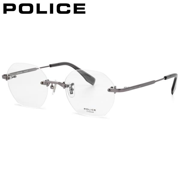 ブランド名：ポリス ( POLICE )型番：VPLT93J 0568 50サイズフレームカラー：シャイニーガンメタルレンズ:デモレンズ鼻パッドの調整：可能レンズシェイプ分類：その他フレームタイプ分類：ツーポイントフレーム材質：チタンおすす...