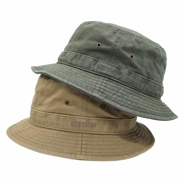 【品番】SE668【詳細】アメリカ最古の帽子ブランド「STETSON（ステットソン）」のハット。 通常のサファリハットよりもつばの短めのカメラハットです。まさに、写真撮影でカメラを構えても邪魔にならないような短いつばのシルエットです。染料染...