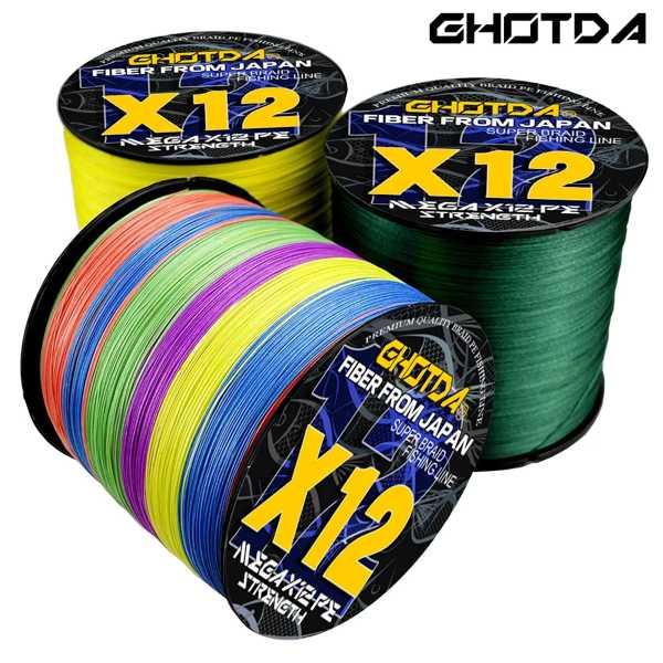 メートル:1000 メートルモデル番号:12 Strands Braided Fishing Line浮力特性:岩糸形:レベル定規を使ってまたはない:いいえスケールを使ってまたはない:いいえ位置:海洋のボート釣,海洋の石Fshing,海洋浜...