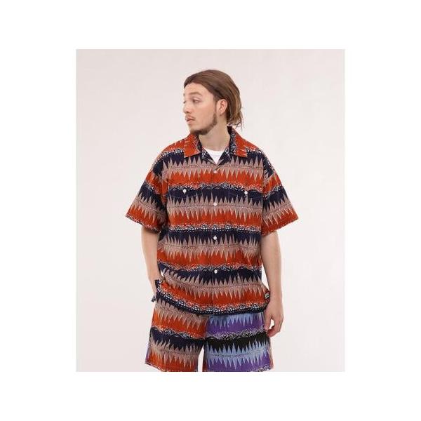 jaipur SHは素朴な素材とゆったりめのシルエットで、リラックスした着心地を楽しむ事が出来ます。90'sヴィンテージウェアにインスパイアされたが鰓を素朴なプリント手法で表現しています。サイズ：バスト 着丈 肩幅 袖丈 ゆき丈Ｍ：125C...