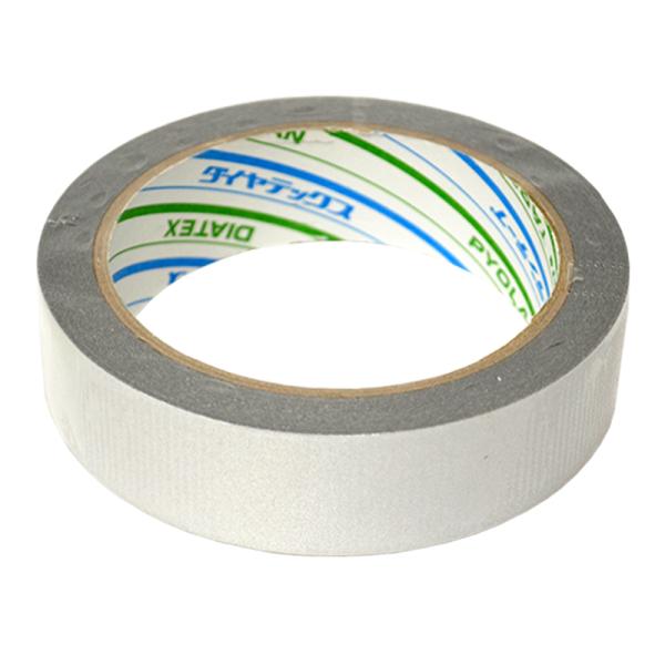 ダイヤテックス パイオランクロス 再帰反射テープ RF-30（25mm幅×10m巻）危険、安全を標示するテープです。 駐車場や建物の角や低い天井の角部分などに貼る再帰反射テープです。夜間などは光を反射するので、非常に目立ち通行人などに危険部...