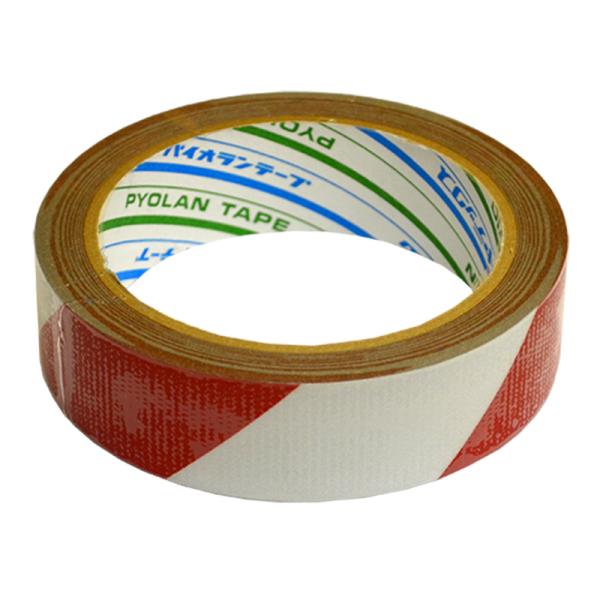 ダイヤテックス パイオランクロス 再帰反射テープ RF-30（25mm幅×10m巻）危険、安全を標示するテープです。 駐車場や建物の角や低い天井の角部分などに貼る再帰反射テープです。夜間などは光を反射するので、非常に目立ち通行人などに危険部...