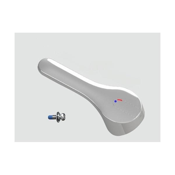 LIXIL  シングルレバーハンドル部　A-8030/NC材質  樹脂製色 NC  メッキ湯水表示  上面(赤・青)クロマーレシリーズに適合エコハンドル仕様適合品番JF-HB461SYX(N)(JW) JF-HB461SYX(N)-JG(J...