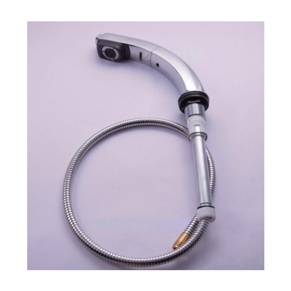 KVK　旧MYM　洗髪水栓用ホルダーセット　HC584旧MYMのFB244U17等用ホース長さ　1250mmリフトアップ　約135mmシャワーヘッド色　メッキ適合ロットシール品番FB244-027・FB244-028・FB244-033・F...