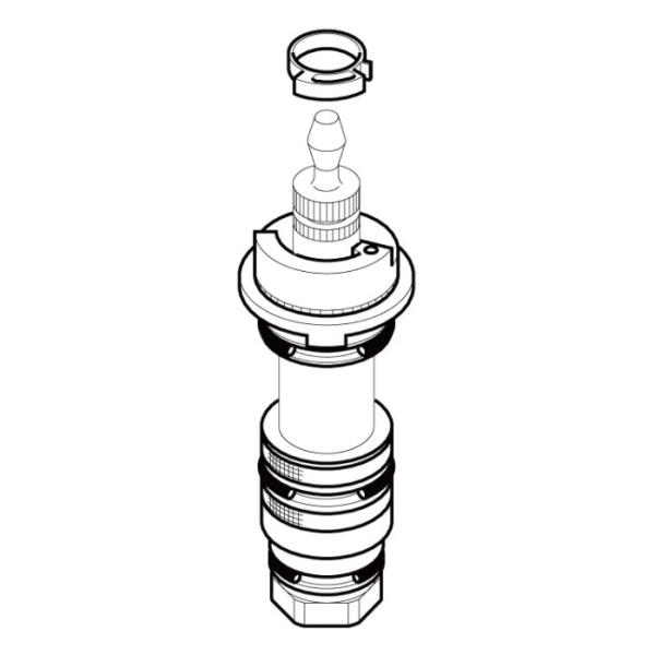 KVK　サーモスタットカートリッジ　Z88FC高温カット仕様お湯の温度が低くなった時、交換します適合機種　　KF639TK用