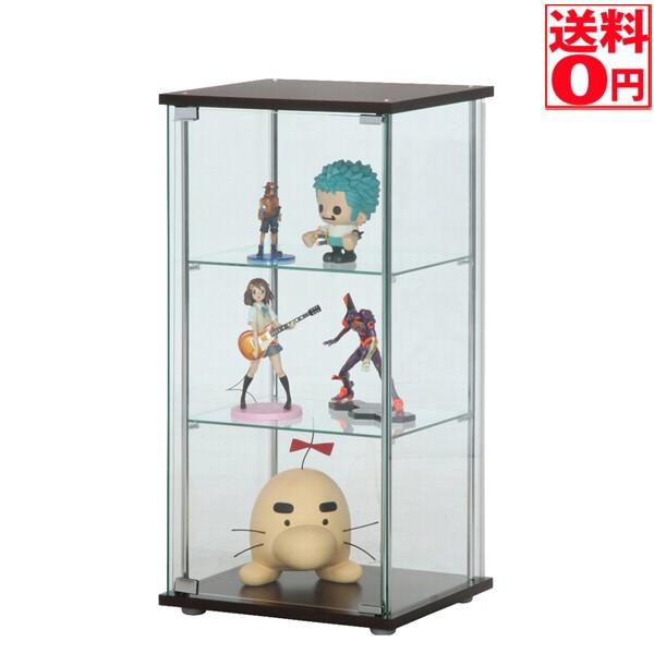 ●メーカー直送品 ●商品管理番号：96049●生産国：台湾●サイズ〔全体〕幅42.5×奥行36.5×高さ90cm●素材：プリント紙化粧繊維板/強化ガラス（5mm）●棚板耐荷重：1枚当たり約5kg●他種類：背面ミラー付き（96048）　サイズ...