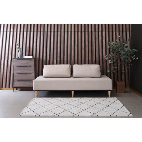 正面がない！？画期的なフリーポジショニングソファ！背もたれの位置を固定せず、自由に位置を動かすことが出来るクッションを採用！滑り止め加工を施しており、ストレスのない自由なポジションをお楽しみいただけます！ごろ寝ソファやソファベッドとしても利...