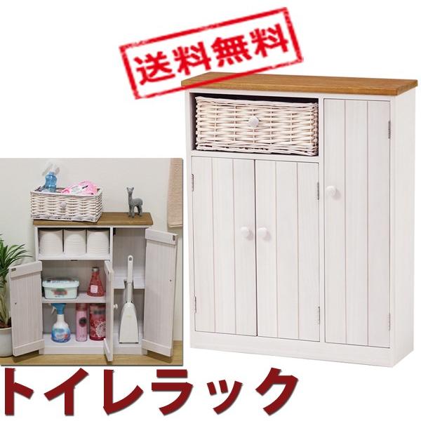 【発売日：2026年01月30日】●【メーカー直送品】メーカー在庫欠品の場合は、次回入荷までお時間を頂く場合がございますカントリー調で個性的なトイレラック。温かみのある編み上げバスケット付き。【商品詳細】商品サイズ（外寸）:(約)幅50×奥...