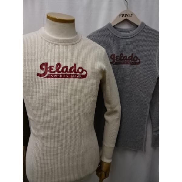 JELADO "ATHLETIC BRAND" のメガサーマル クルーネックTシャツ(プリント)です。【メーカーHPより】より肉厚で、伸びがある、要するに体にフィットして、それでいてストレスも無く、絶対的に暖かいボリューム感メガ盛りのサーマ...