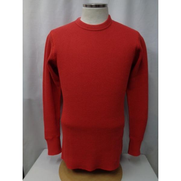 JELADO "ATHLETIC BRAND" のメガサーマル クルーネックTシャツです。2024年AW　新色のREDです。シャツやジャケットのインナーとしても差し色効果は抜群です。もちろん単体でも☆【メーカーHPより】より肉厚で、伸びがあ...