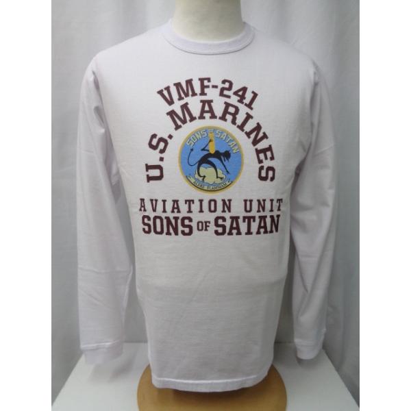 BUZZ RICKSON'SL/S Ｔ-SHIRT”VMF-241 SONS OF SATAN ”BR69627店頭でも販売しておりますので、売り違いの際はご了承ください。画像について商品の画像はなるべく実物と近くなる様画像処理をしています...