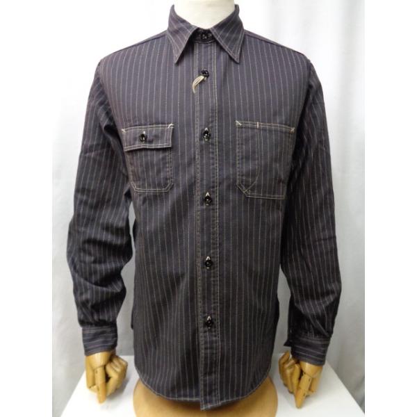 SUGAR CANEFICTION ROMANCE 8.5oz. BLACK WABASH STRIPE WORK SHIRTSC29585-411A店頭でも販売しておりますので、売り違いの際はご了承下さい。画像について商品の画像はなるべく...