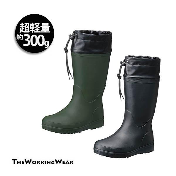 Lサイズで片足約300gの超軽量発泡ブーツ異物の混入を防ぐフード付き取り外し可能な中敷き入り【素材】　アッパー・ソール：ラバー・EVA【カラー】　05モスグリーン 11ブラック【サイズ】　　M（22.5cm-23cm）　L（23.5cm-2...