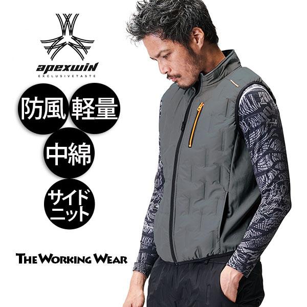 中綿を挟み込んだ防風の三層生地を使用した機能的でスタイリッシュなピンソニックシリーズストレッチ素材と切り替えることで機動力を高めた仕様軽量で薄手ながら暖かい着用期間が長く重宝するアイテム【素材・混率】　ポリエステル100％　【カラー】　07...