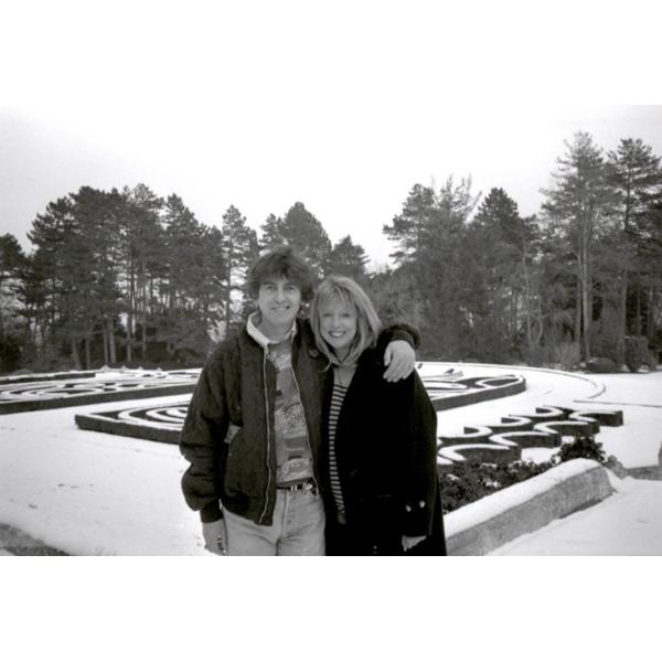 パティ・ボイド撮影オリジナル・プリント『Me &amp; George 1991』