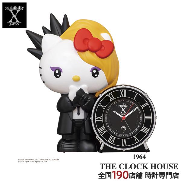 【発売日：2024年05月24日】YOSHIKIのささやきボイスで目ざめる「yoshikitty」の目ざまし時計が登場です。商品番号：JF385A商品名：yoshikitty おしゃべり目覚まし時計駆動方式：電池式クオーツ枠材：プラスチック...