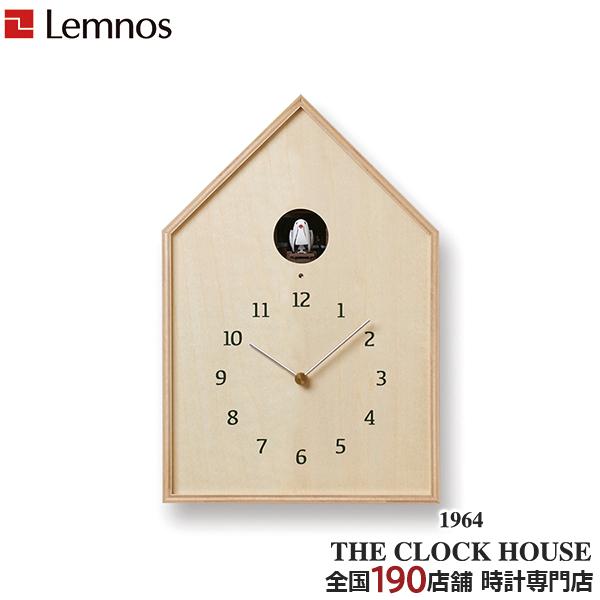 小川のせせらぎの音と共に、愛らしい鳴き声で時を告げるカッコー時計です。さんかく屋根のシンプルな巣箱の形状をシナベニヤを組み立てて製作しました。シナの柔らかな木目が見えるナチュラルと、家の形が引き立つホワイトの２タイプ。控えめでもはっきり見え...