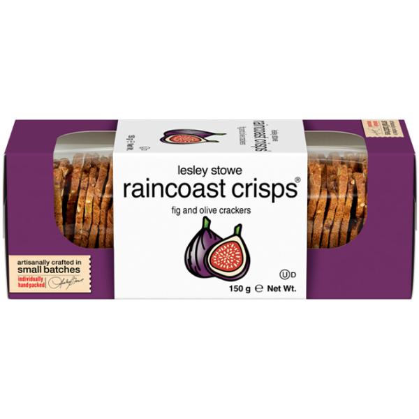 カラマタ オリーブの塩味とジューシーなカリフォルニア産イチジクの甘い風味を組み合わせたこのクリスプは、そのままでもおいしいですが、カナダ産ゴーダチーズとイチジクのジャムを添えてもおいしくいただけます。