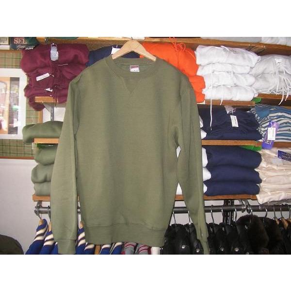 M J SOFFE アメリカ国内商品　スエットシャツ50cotton/50polyカラー/オリーブ