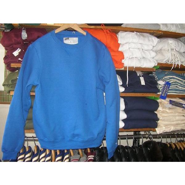 M J SOFFE アメリカ国内商品スエットシャツ50cotton/50polyカラー/ブルー