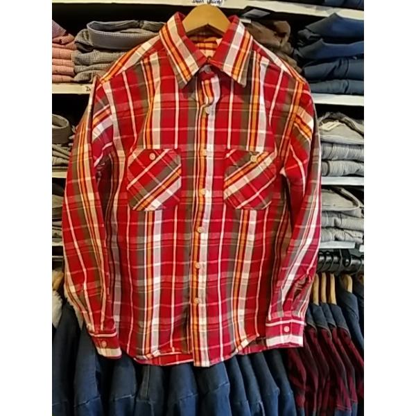 100% コットン　ヘビーウエイト　フランネルシャツ