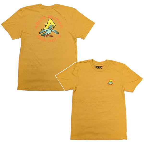 ANTI HERO SKATEBOARD　アンタイヒーローアンタイヒーロー　アンチヒーロー　半袖Tシャツ　メンズ　イエロー系　マスタード　Tシャツ１９９６年サンフランシスコのダウンヒルマスターとしても有名なカリスマスケーター、ジュリアン ス...