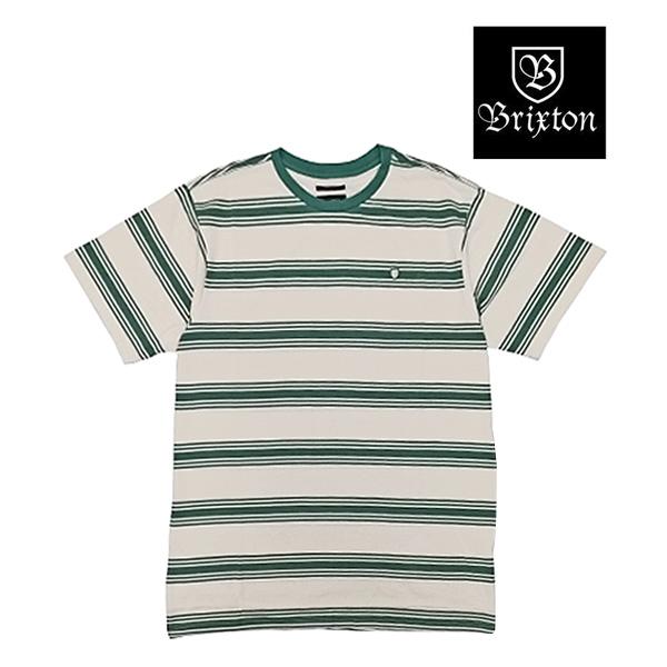 BRIXTON　ブリクストン半袖Tシャツ　メンズ 　ボーター　STANDARD FIT　2023プロサーファー・プロスケーター・ロックミュージシャンにも愛用されているブランドです。※返品交換はご遠慮くださいませ。サイズ：着丈/身幅（cm）M...