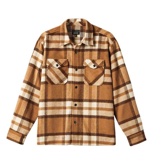 BRIXTON　ブリクストン長袖シャツ　フランネル　メンズ　シャツプロサーファー・プロスケーター・ロックミュージシャンにも愛用されているブランドです。※返品交換はご遠慮くださいませ。サイズ：着丈/身幅（cm）M：72.0/57.0Ｌ：75....