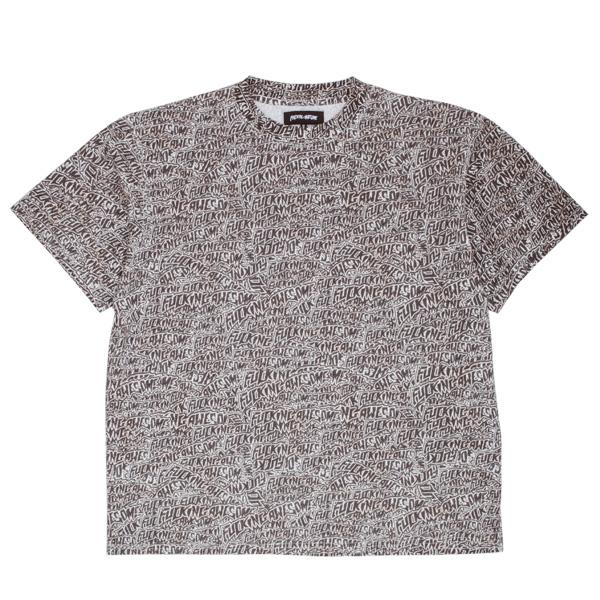 FUCKING AWESOME　ファッキンオーサムＴシャツ　半袖　ロゴ　総柄　AOP＝All Over PrintAOP 100% Cotton Tee Shirt.FUCKINGAWESOME は、2003年にスケートボーダーJASON ...