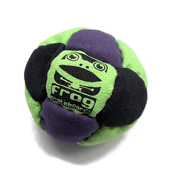 FROG  Skateboards フロッグHACKY SACK（ハッキーサック ハキーサック）：数人が輪になってお手玉を蹴り上げて順に回していく遊び。-suede footbag with 14 panels and screen pri...