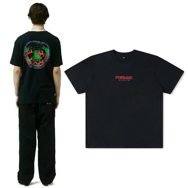 FORMER　フォーマー半袖Tシャツ　T-SHIRT　TEE　メンズ　ブラック  2025 世界中で絶大なる人気を誇るクレイグ アンダーソン、デーン レイノルズ、オースティン ジレット、ディラン リーダーによって設立されたアパレル ＆ メデ...
