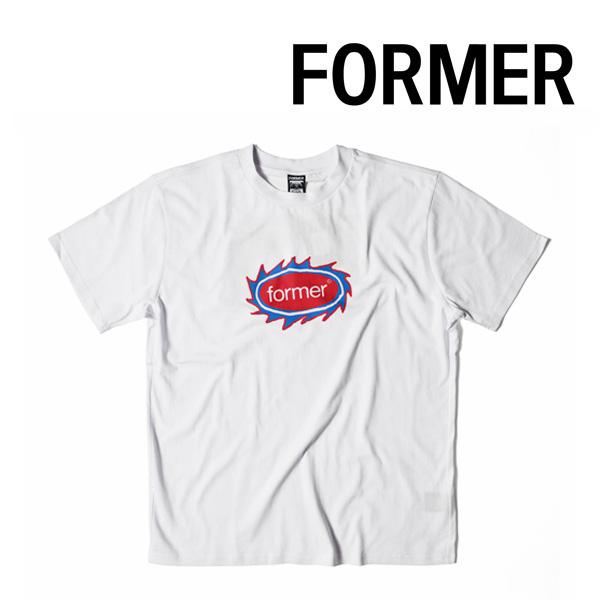 FORMER　フォーマー半袖Tシャツ　T-SHIRT　TEE　メンズ　FORMER FORMER　ロゴT　2023　ホワイト　Tシャツ世界中で絶大なる人気を誇るクレイグ アンダーソン、デーン レイノルズ、オースティン ジレット、ディラン リ...