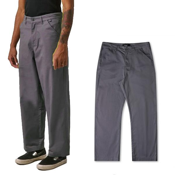 FORMER　フォーマーロングパンツ　ボトムス　ワークパンツ　バギーフィット　メンズ　2025　グレー系パンツ　生地薄めフォーマーのファウンダーであるデーン・レイノルズがによるデザイン。しっかりとした生地を使ったFORMER Reynold...